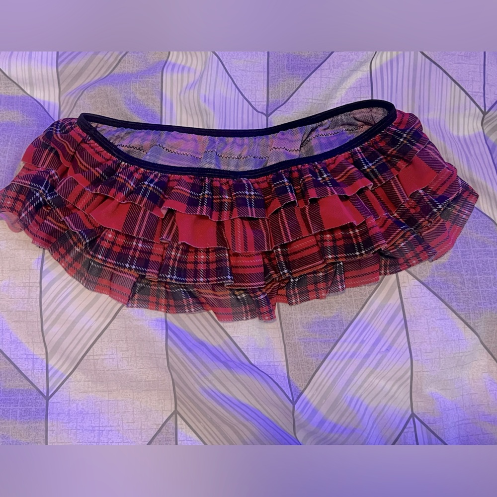 Nwot Dreamgirl Red Plaid Naughty Schoolgirl Lingerie … - Gem